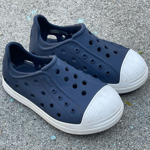 CROCS | Shoes | Crocs Kids Bumpitslip On Shoes Size 8 Preloved Summer ...